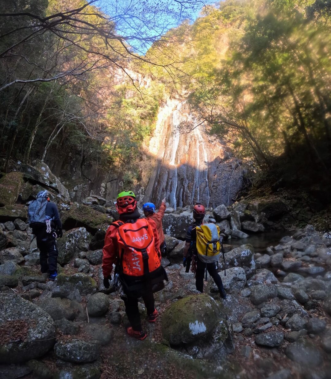 中ノ谷-2025-01-01 キャニオニング合宿DAY3 / ひろっぷさんの子ノ泊山の活動データ | YAMAP / ヤマップ