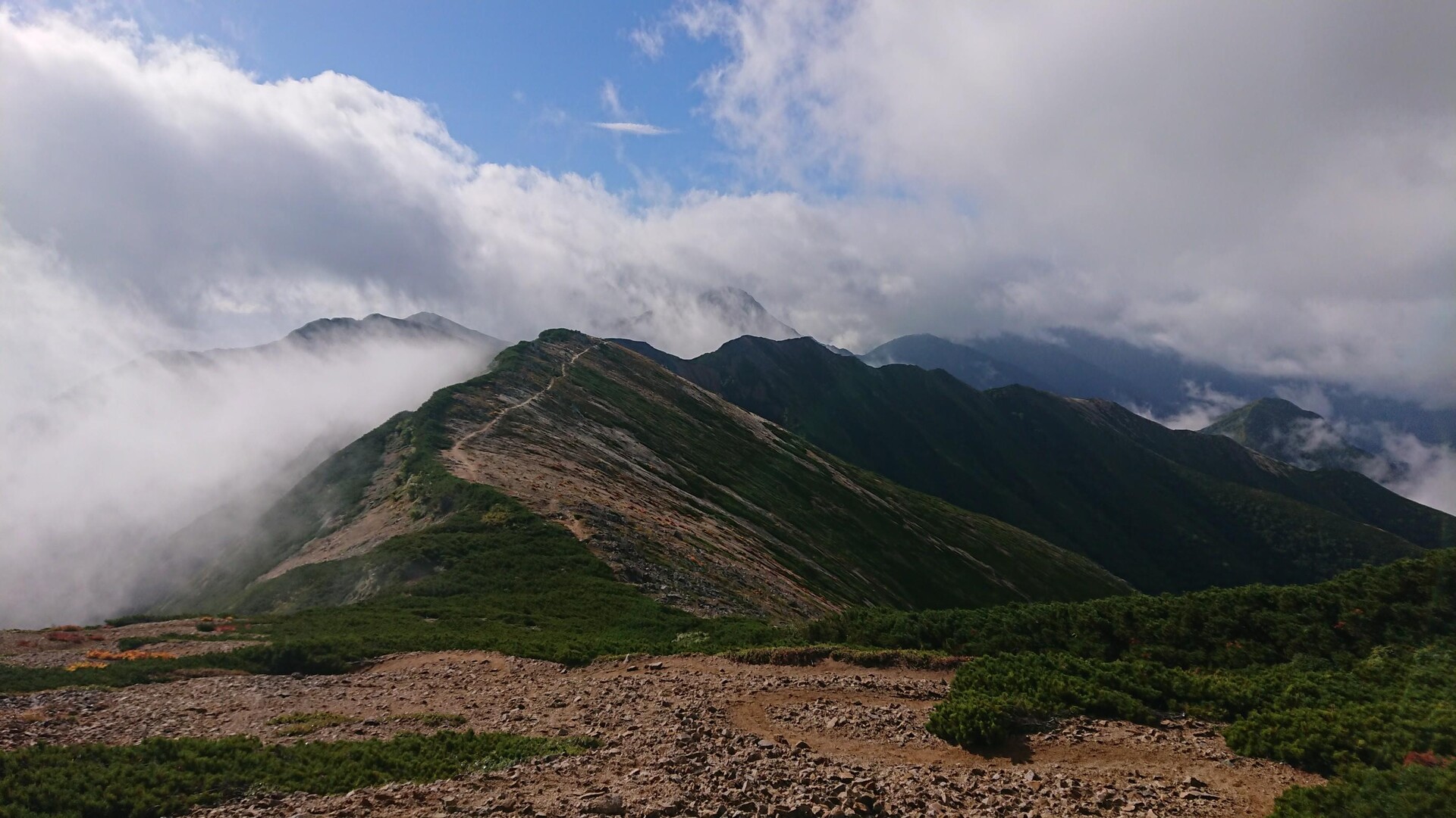 さぁ、本番 常念岳から大天井岳へ‼️ / King Kennyさんの常念岳・大天井岳・燕岳の活動データ | YAMAP / ヤマップ