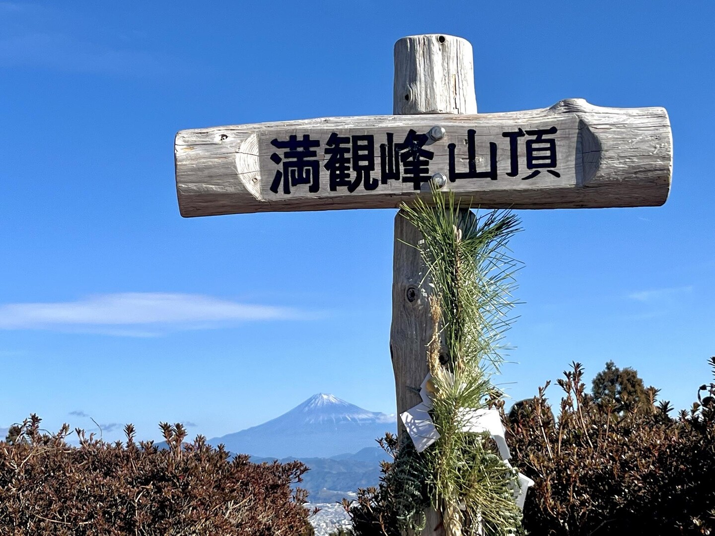 ステキな出逢い .｡.:*・ﾟ満観峰 / kumiさんの焼津アルプス（高草山・満観峰・花沢山）・徳願寺山の活動データ | YAMAP / ヤマップ