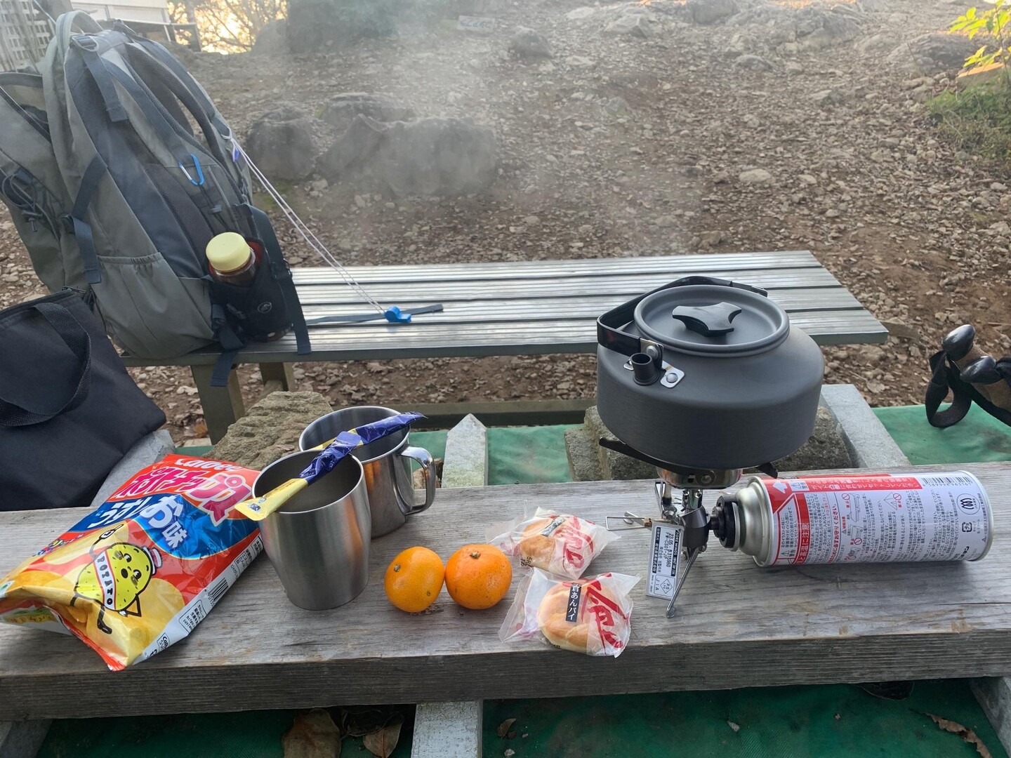 昼食後にコーヒータイム☕️ / JOG太郎さんの文殊山の活動データ | YAMAP / ヤマップ