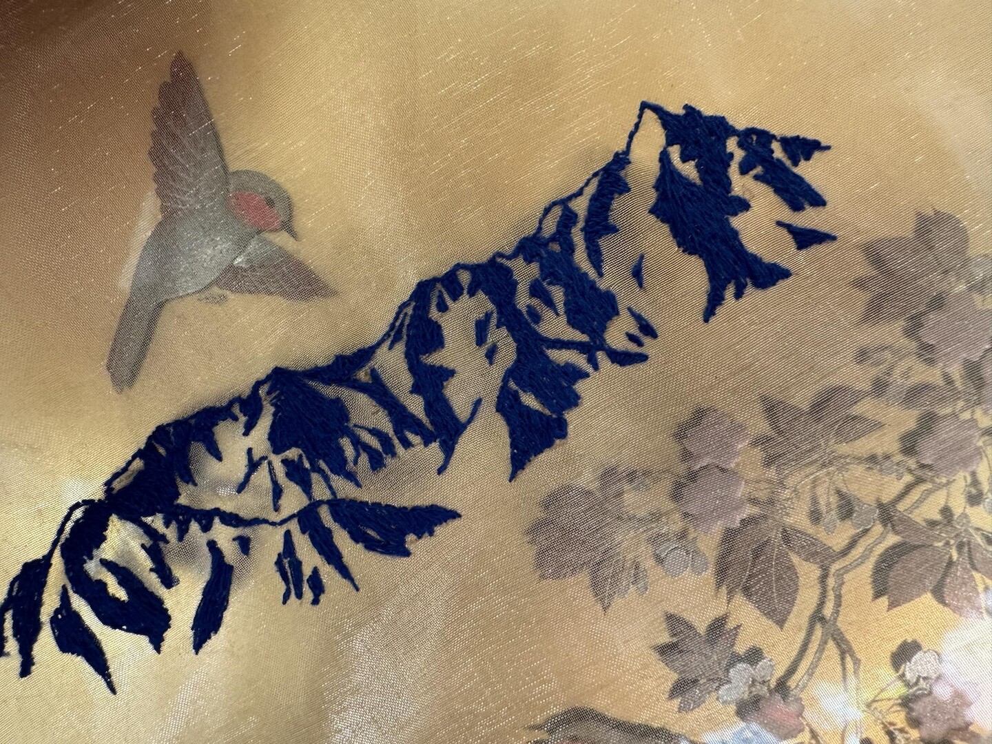 穂高連峰 刺繍🪡完成 大晴天☀️の1... / ヒロ outdoorさんのモーメント | YAMAP / ヤマップ