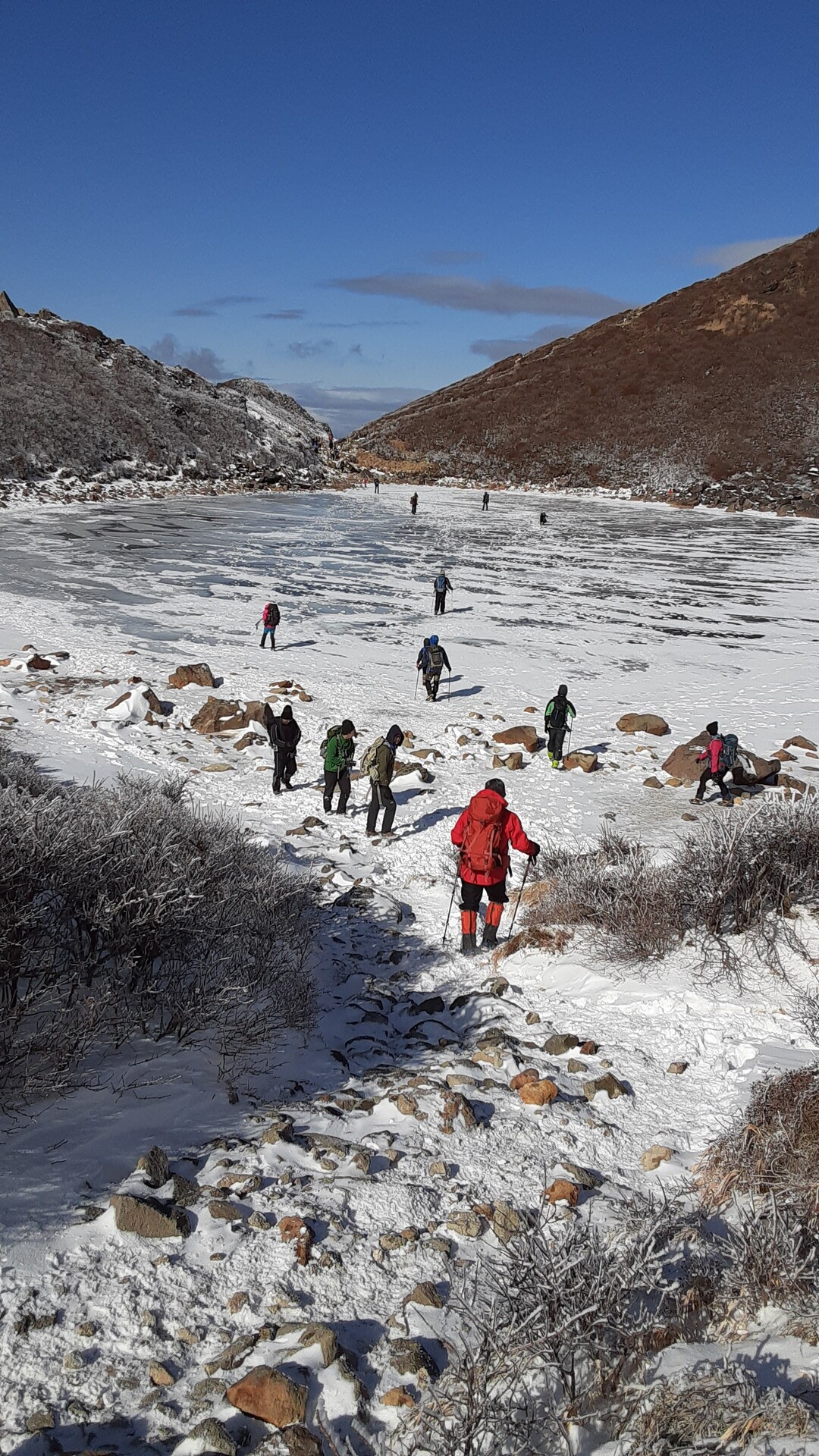 くじゅう☆ 御池凍結につき上陸🙌 -2020-01-18 / iwa-yasさんの九重山（久住山）・大船山・星生山の活動データ | YAMAP / ヤマップ