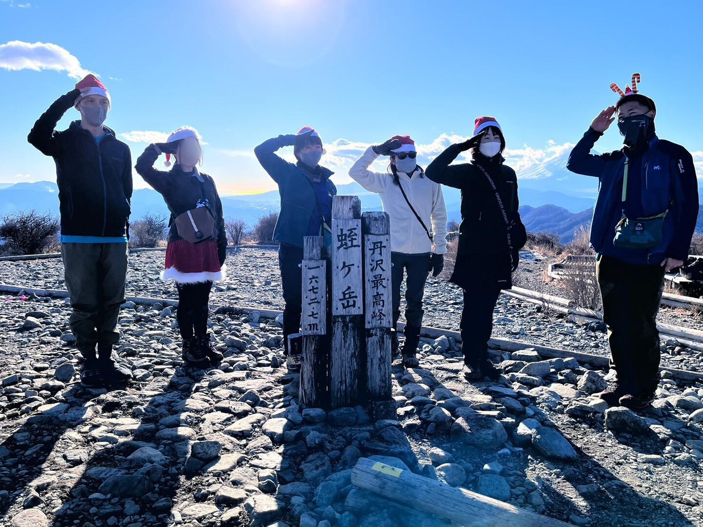 蛭ヶ岳でX'mas🎄 / emi.sanさんの塔ノ岳・丹沢山・蛭ヶ岳の活動データ | YAMAP / ヤマップ