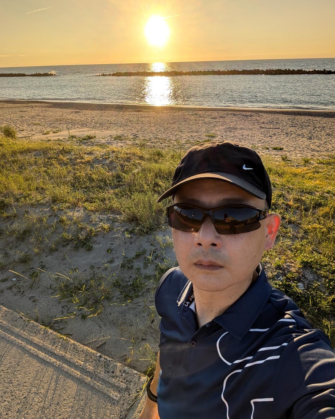 3連休最終日、夕方の瀬波海岸ジョギング🌇🏃‍♂️ / HUSTLERさんの村上市（村上地区）の活動データ | YAMAP / ヤマップ