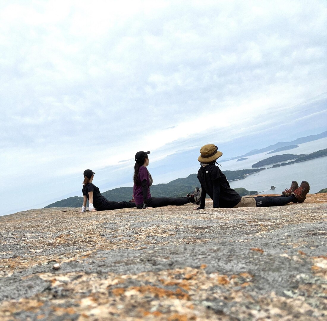 ふぐり岩から大パノラマ満喫♩ (火山・倉橋後火山) / miryuさんの火山（倉橋火山）・岳浦山の活動データ | YAMAP / ヤマップ