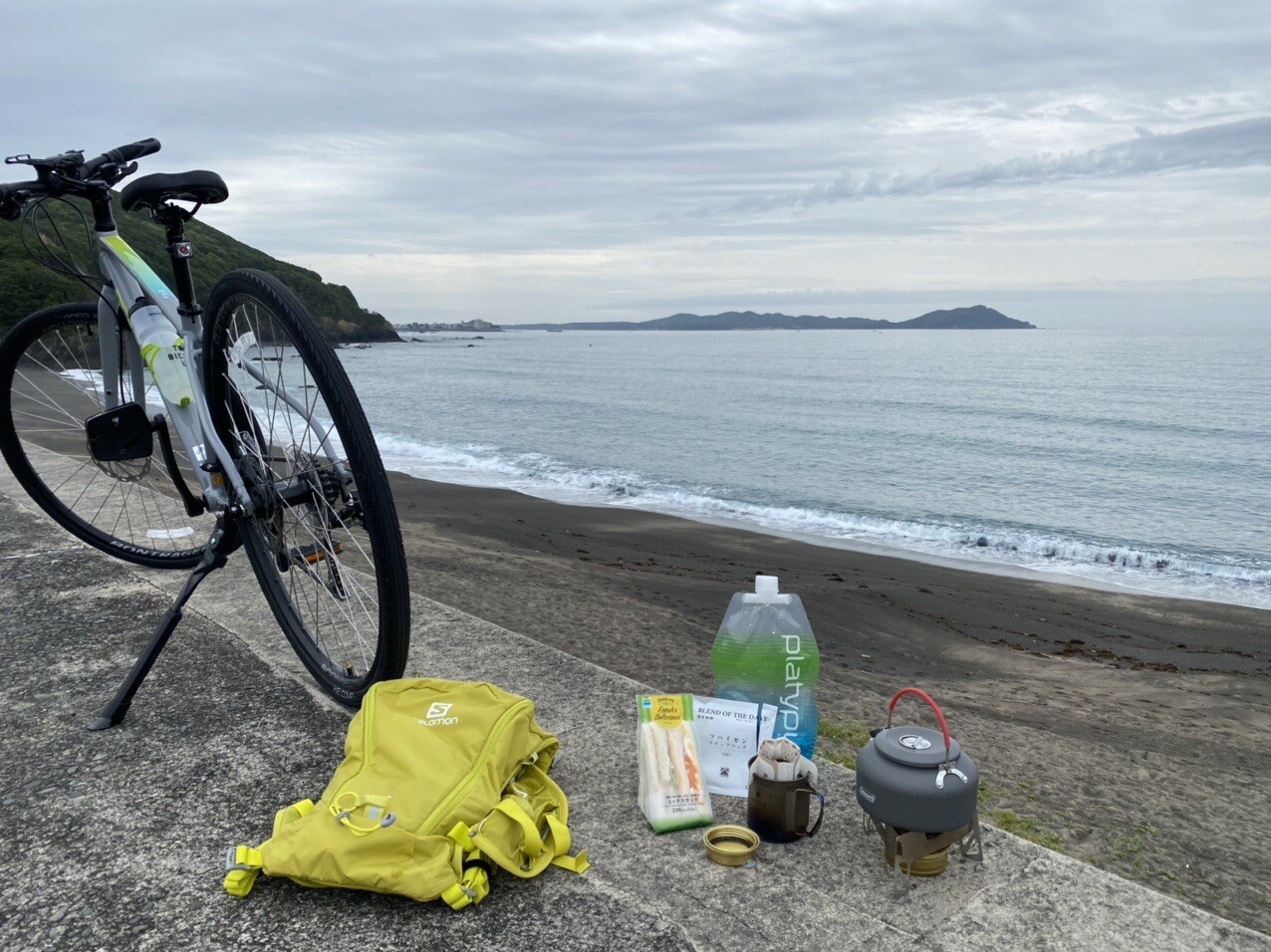 ①南張の海で愛車と共に朝ご飯😋 ④鼻か... / chiiiyanさんのモーメント | YAMAP / ヤマップ