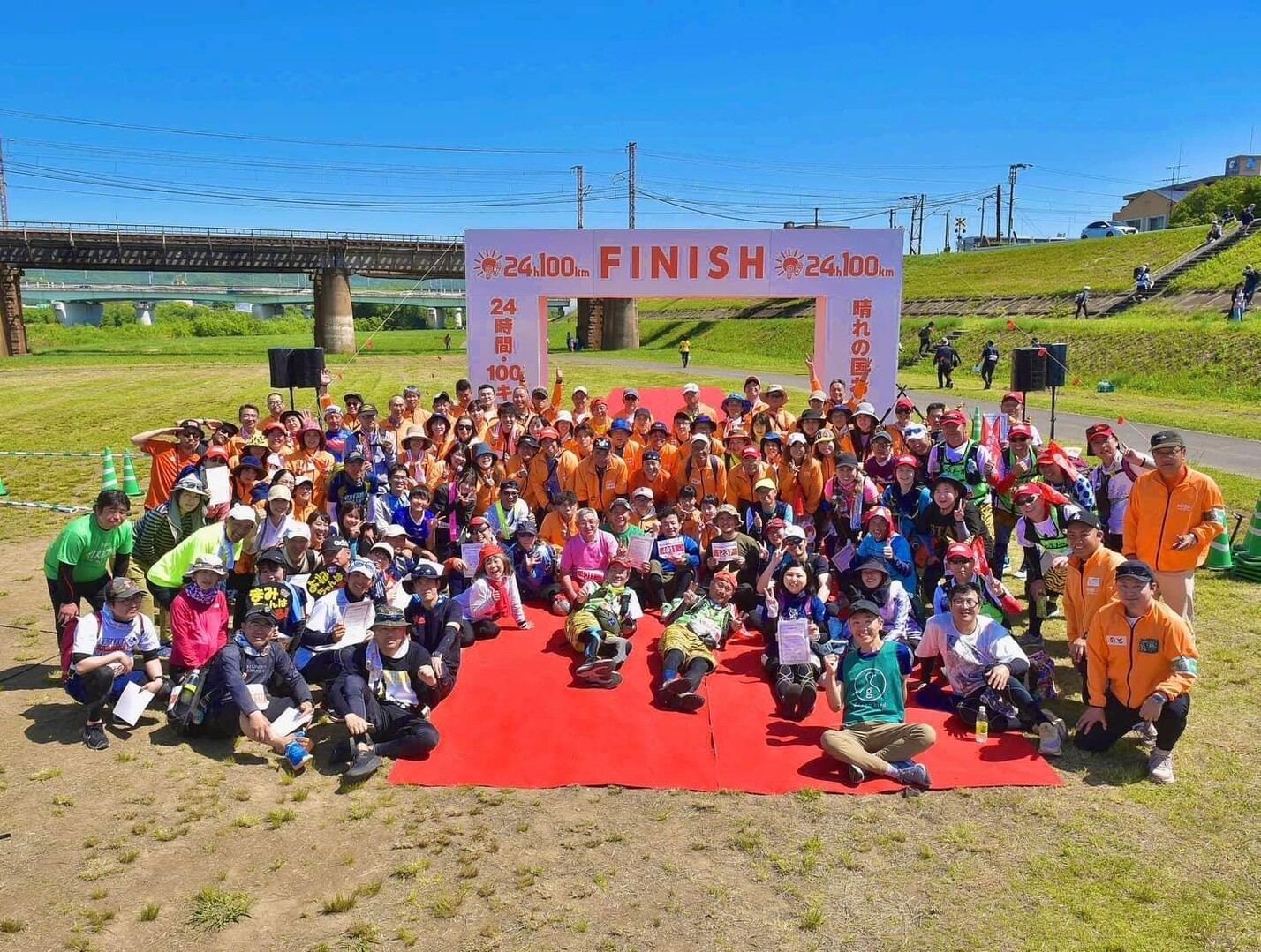 岡山100キロ歩行の閉会式後に撮った集合... / FW16さんのモーメント | YAMAP / ヤマップ