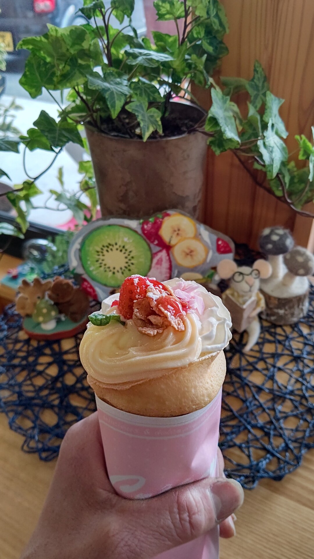 イチゴが旬の時期なのでイチゴのWクリーム... / ぶんたさんのモーメント | YAMAP / ヤマップ