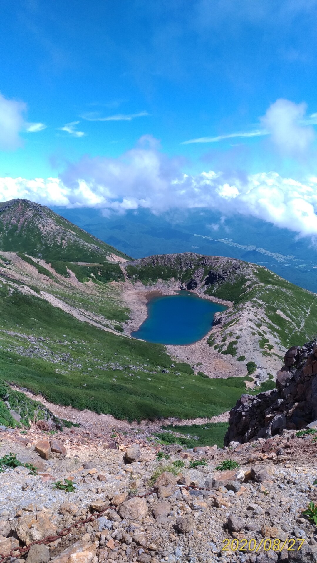 【御嶽山中の湯p6合目～二ノ池～剣が峰山頂～摩利支天山～継子岳～三ノ池周回～p】 Tsu5296さんの御嶽山・継子岳・摩利支天山