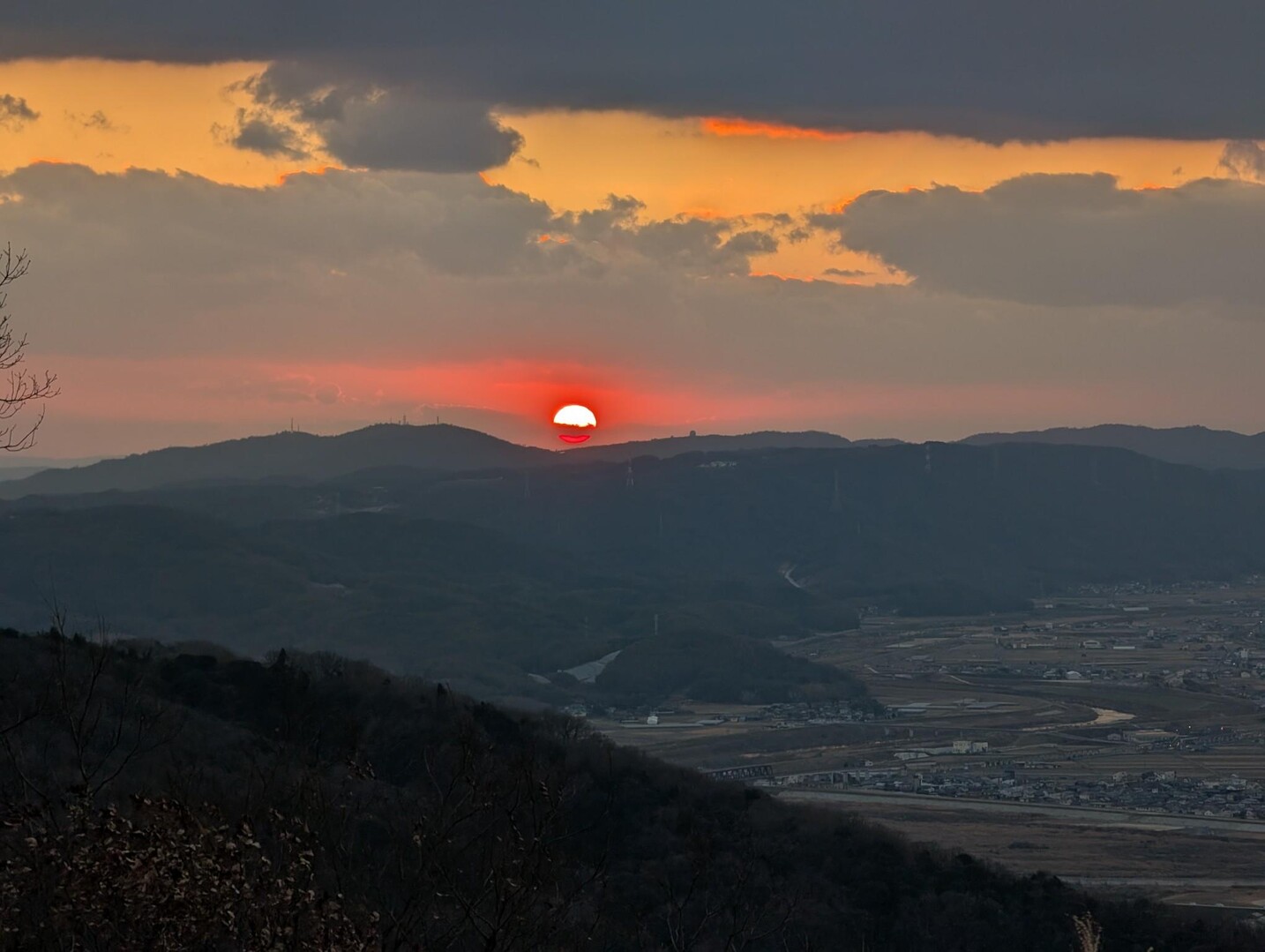 2024 福山 最後の夕日 / Shimo KJさんの福山・江田山・高鳥居山の活動データ | YAMAP / ヤマップ