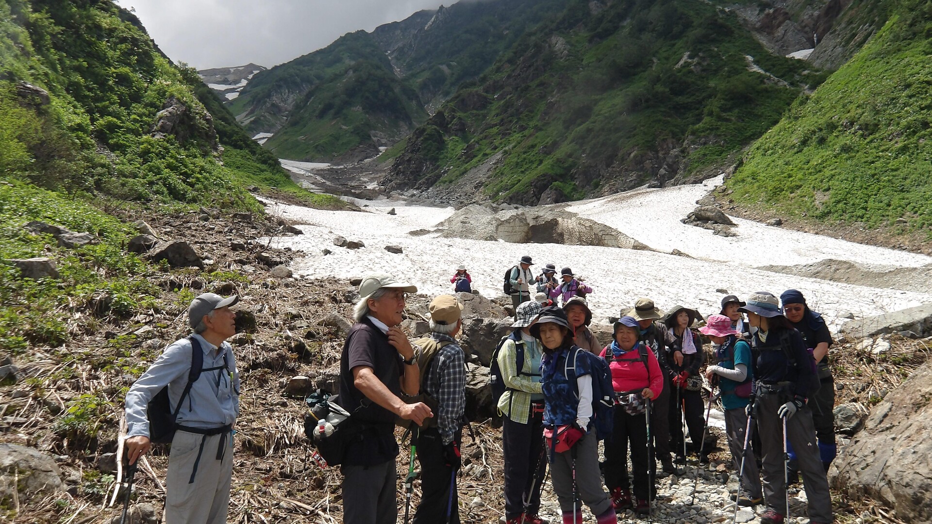 白馬大雪渓-2024-07-20 / こばさんのハイキングの活動データ | YAMAP / ヤマップ