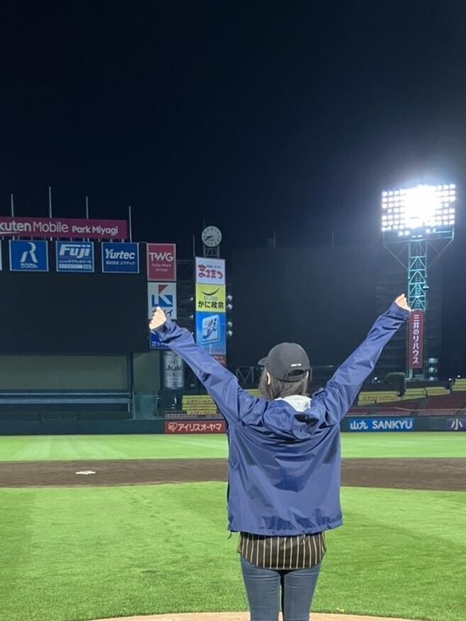 楽天球場貸切ー🙌 我らがfreedom... / まきさんのモーメント | YAMAP / ヤマップ