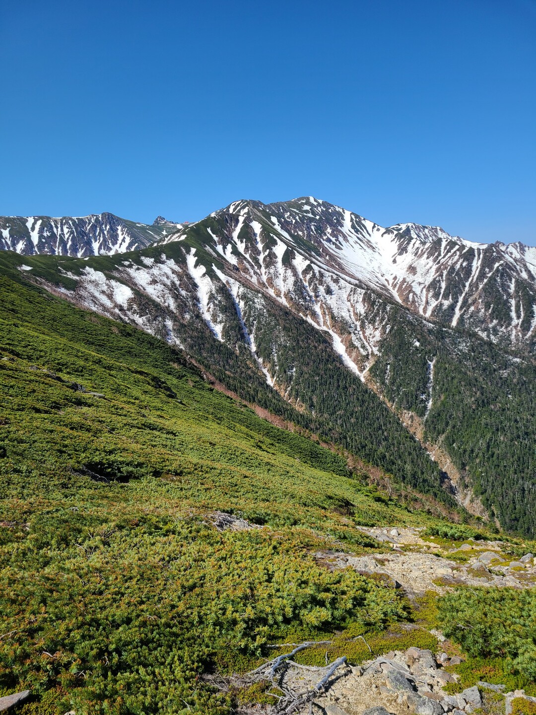 将棊頭山・木曽駒ヶ岳（西駒ヶ岳） / ym5shinさんの木曽駒ヶ岳・空木岳・越百山の活動データ | YAMAP / ヤマップ