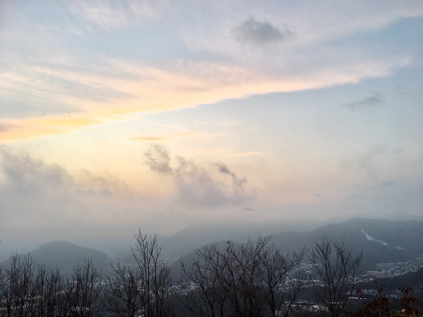 三角山の朝 2019-12-11 / Mt.catさんの三角山・大倉山・円山の活動データ | YAMAP / ヤマップ
