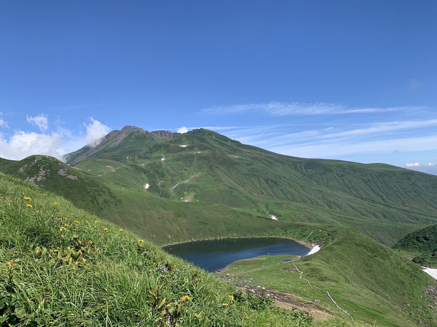 思えば遠くへ来たもんだ…鳥海山（新山）と外輪山 / M_Akkyさんの鳥海山・七高山・笙ヶ岳の活動データ | YAMAP / ヤマップ