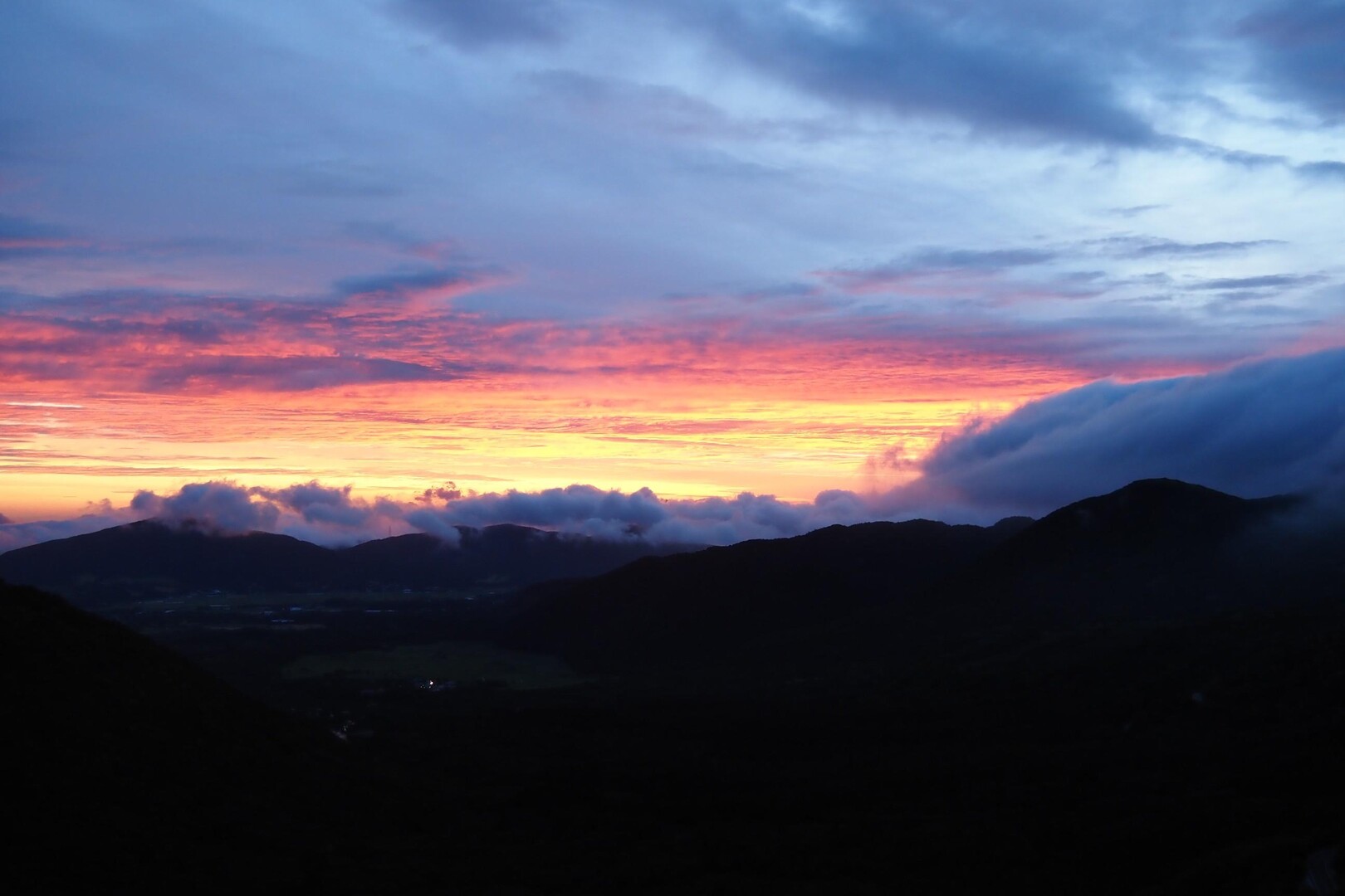 沓掛山で朝日🌄 / gongonさんの九重山（久住山）・大船山・星生山の活動データ | YAMAP / ヤマップ