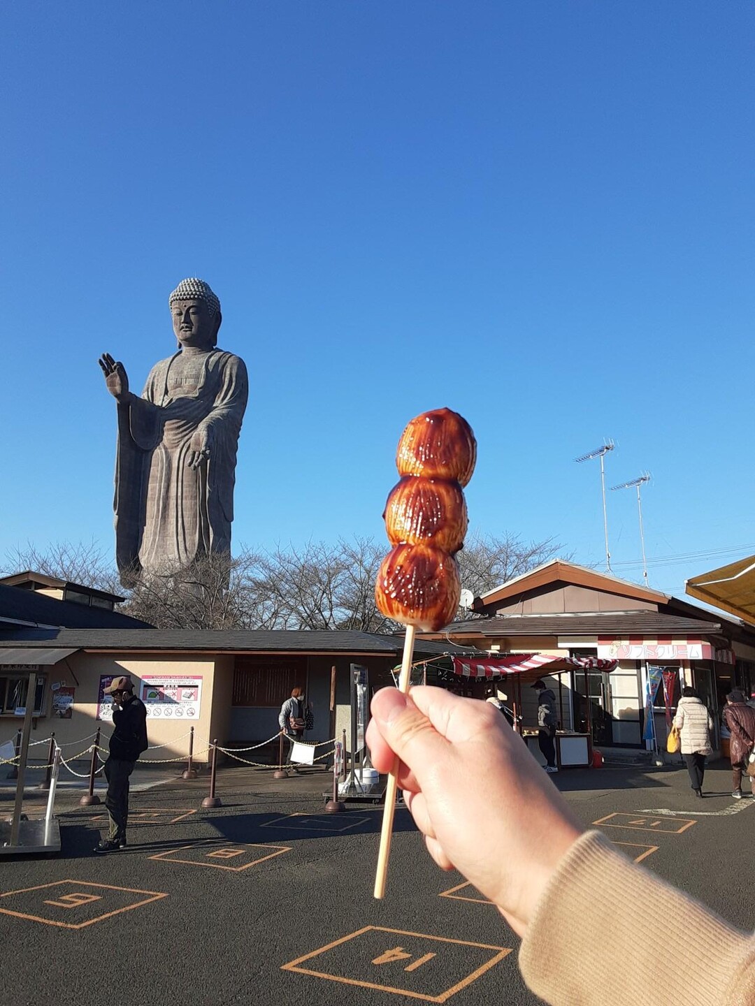 牛久大仏のクルミ餅おいしい！ / mokoさんのモーメント | YAMAP / ヤマップ