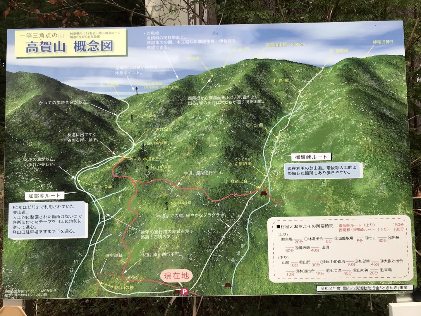 高賀山（ゆる山へGO） / はなっぷさんの高賀山・瓢ヶ岳・片知山の活動データ | YAMAP / ヤマップ