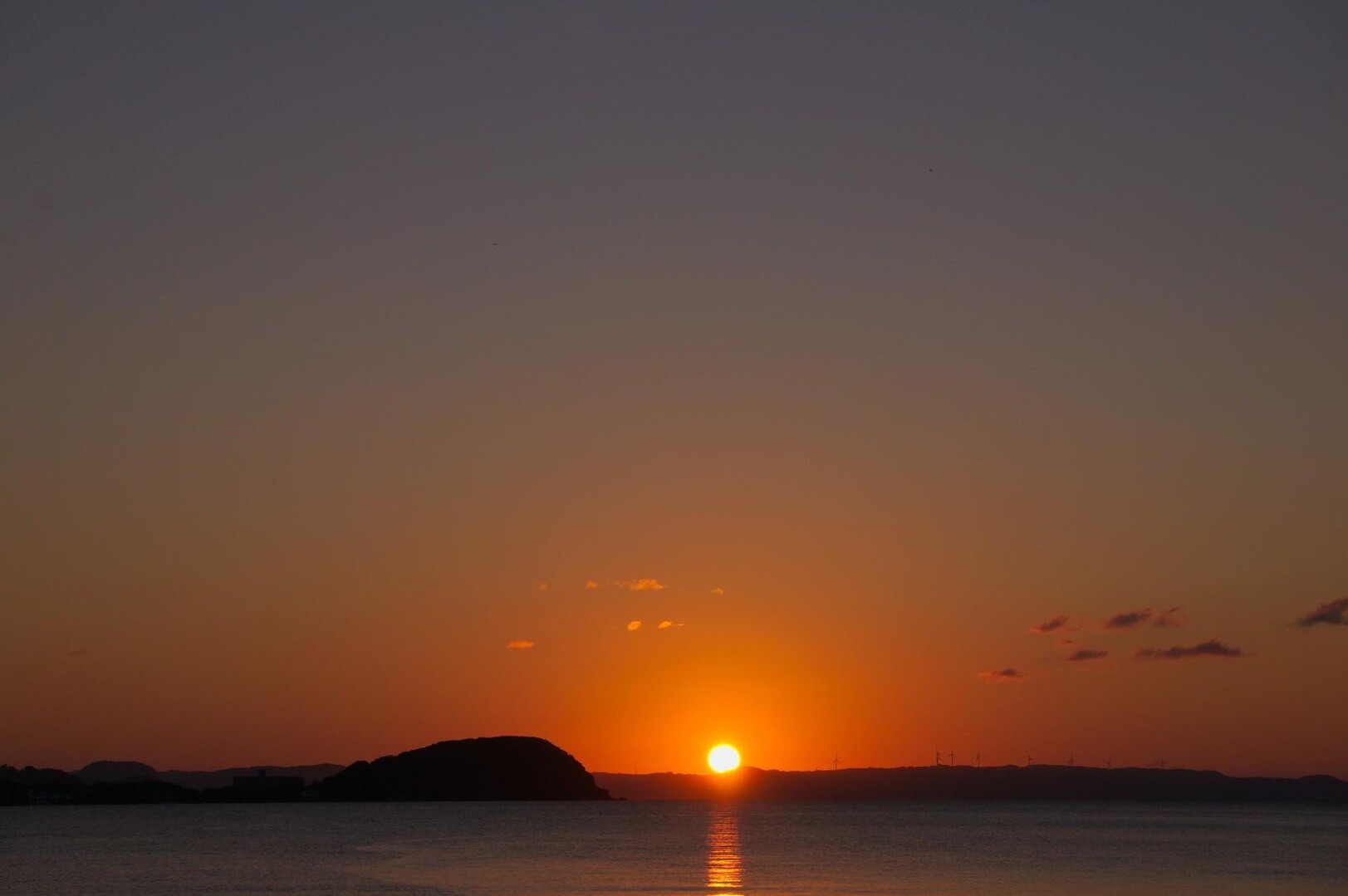 糸島市二丈深江 西の空は雲が少なく 夕日... / GTさんのモーメント | YAMAP / ヤマップ