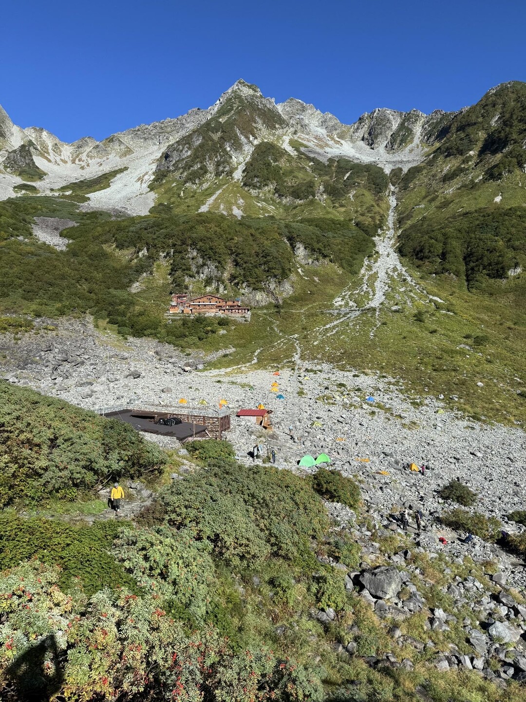 涸沢カールでテント泊-2024-09-24 / hikoさんの槍ヶ岳・穂高岳・上高地の活動データ | YAMAP / ヤマップ