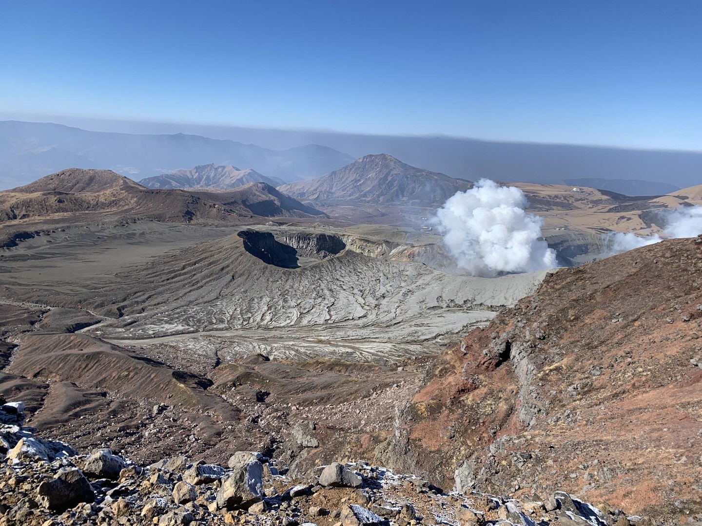 R6.2.12 南岳・中岳・高岳・皿山 / あおかつさんの阿蘇山・高岳・根子岳の活動データ | YAMAP / ヤマップ
