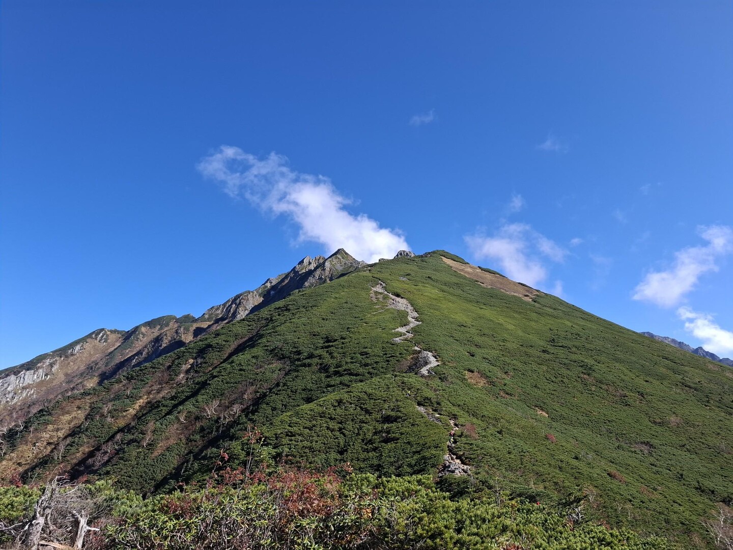 西穂丸山・割谷山・焼岳（北峰） / TOMI-wakaさんの槍ヶ岳・穂高岳・上高地の活動データ | YAMAP / ヤマップ