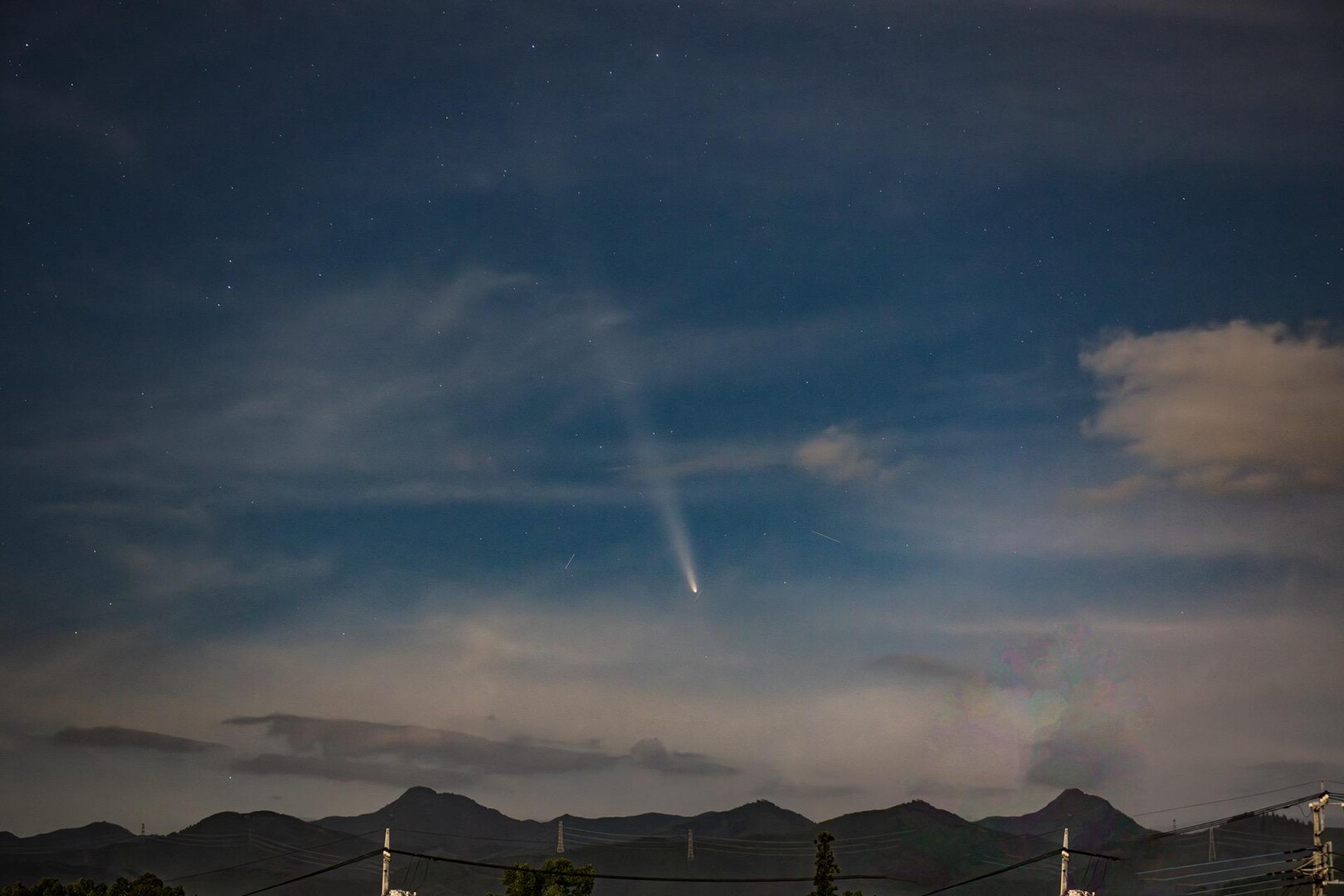 青梅からの紫金山・アトラス彗星。 ちょう... / 青梅のZekkaさんのモーメント | YAMAP / ヤマップ