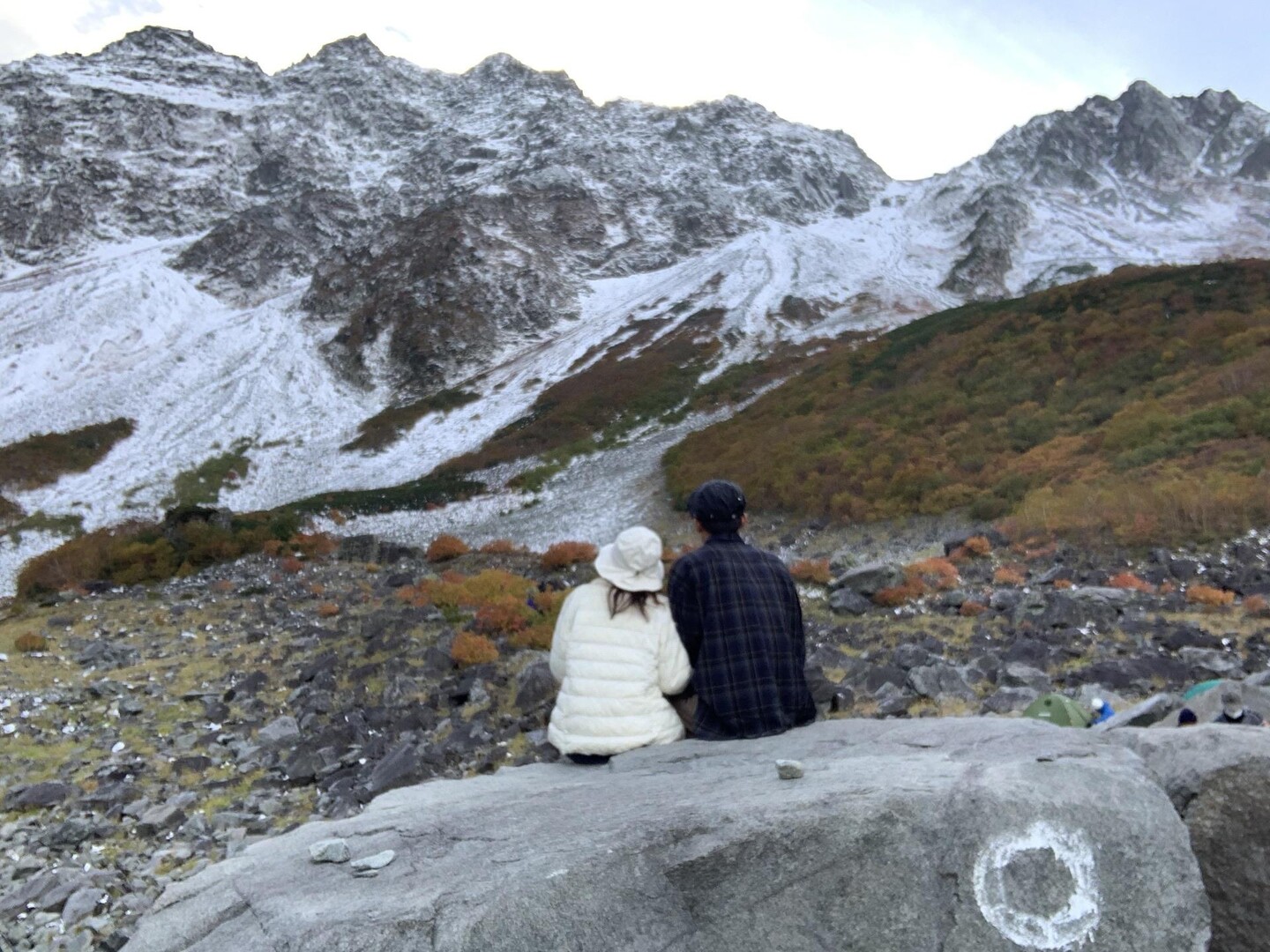 白とオレンジ / RYOさんの槍ヶ岳・穂高岳・上高地の活動データ | YAMAP / ヤマップ