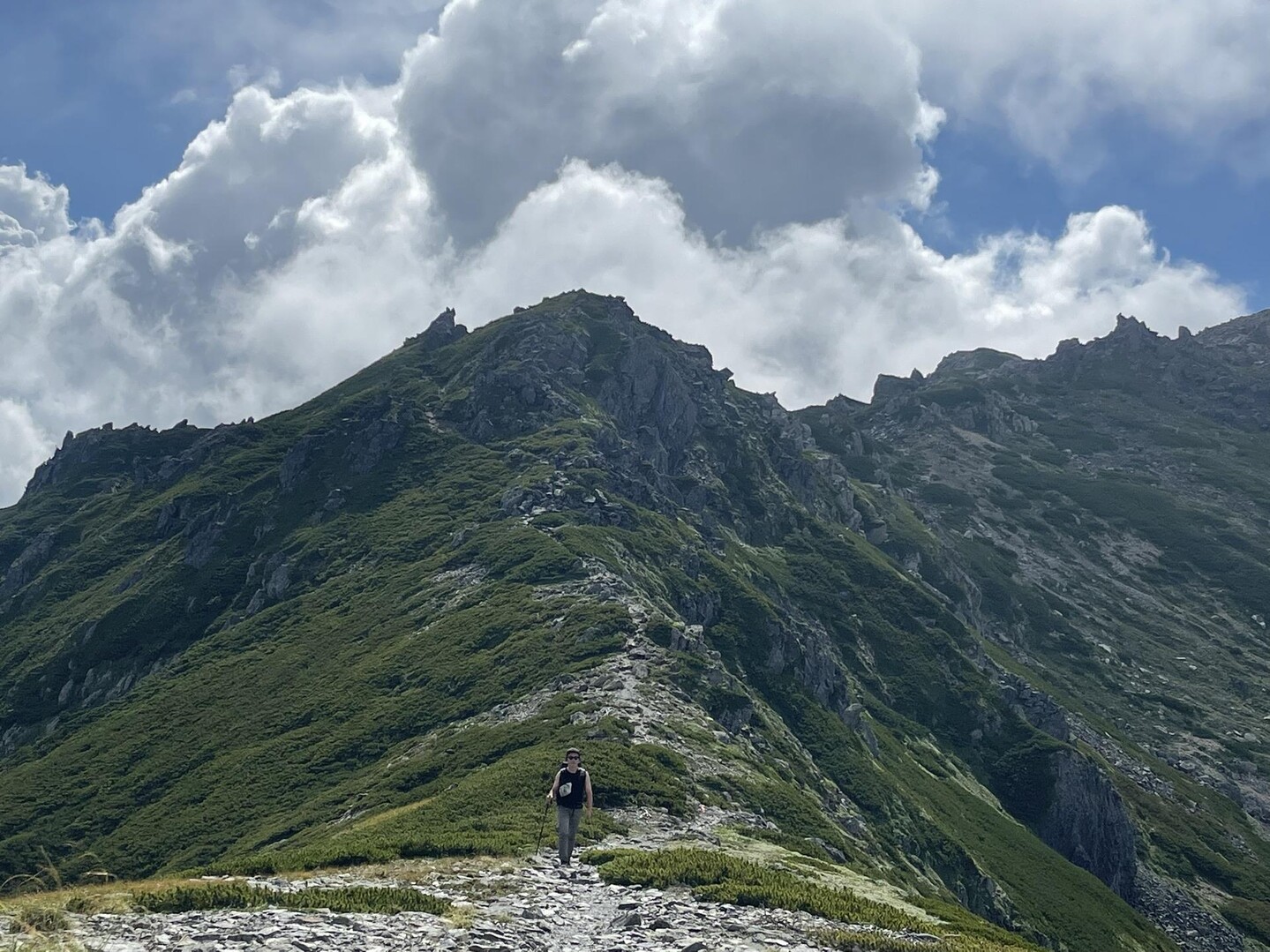 4泊5日テント泊 北岳〜悪沢岳エスケープ縦走(おまけ:TJAR土井選手) / しゃこうさんの北岳・間ノ岳・農鳥岳の活動データ | YAMAP / ヤマップ