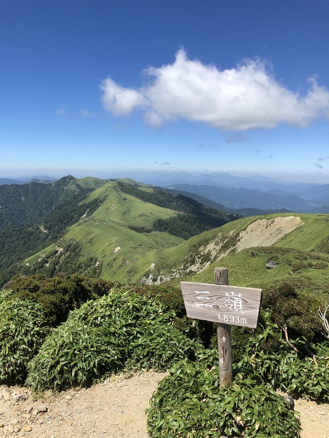 三嶺 / MYさんの三嶺・天狗塚・石立山の活動データ | YAMAP / ヤマップ