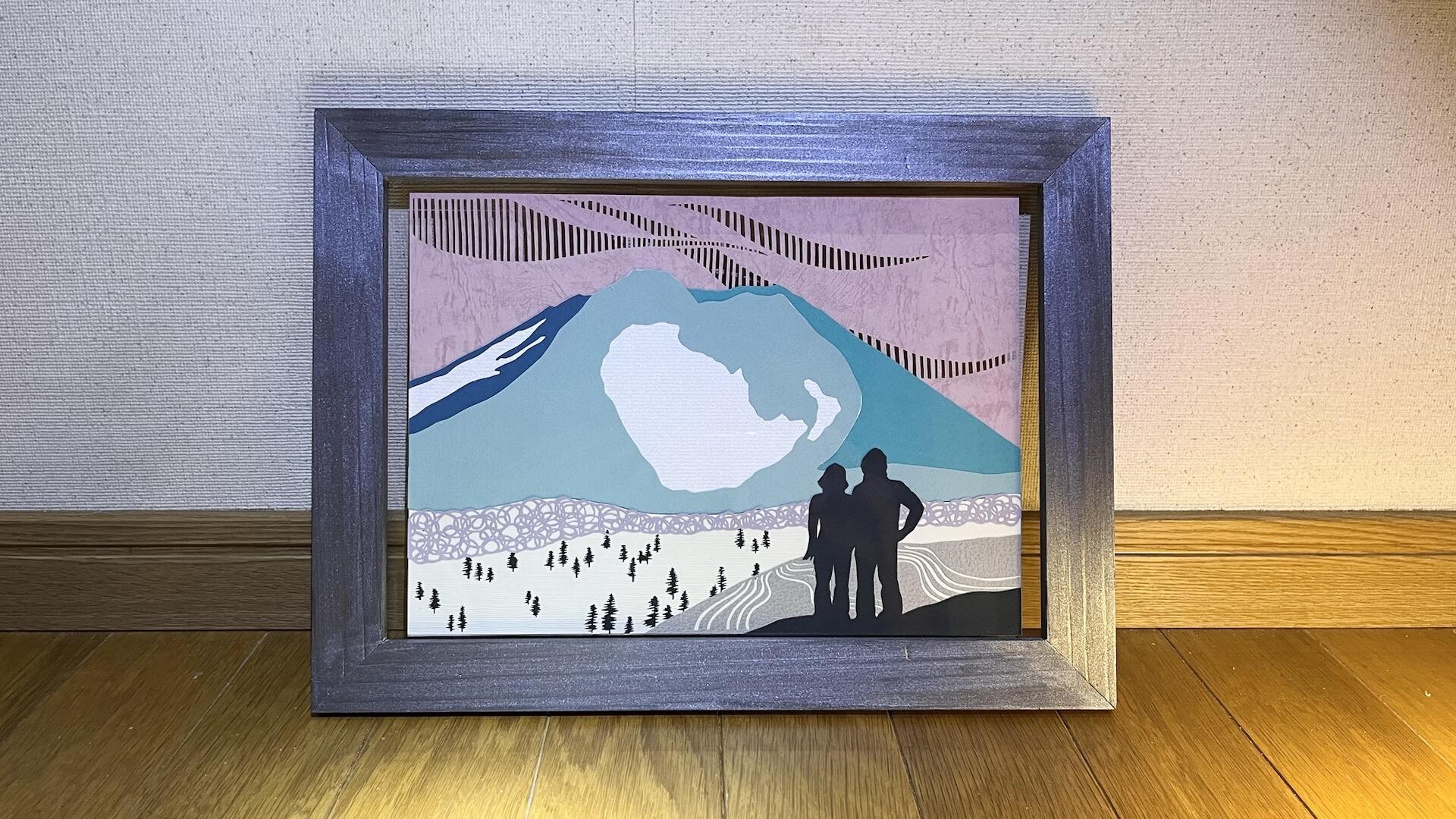 先日、ご依頼頂いていた切り絵をお渡しして... / opioさんのモーメント | YAMAP / ヤマップ