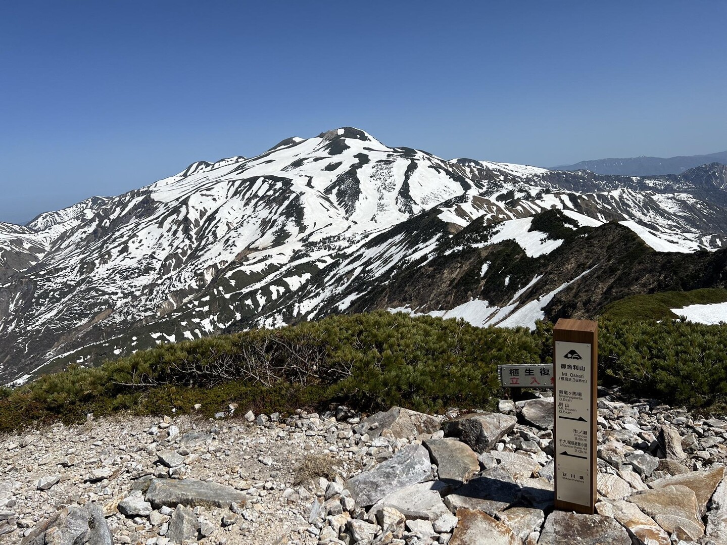 御舎利山・別山 / TERUさんの白山・別山・銚子ヶ峰の活動データ | YAMAP / ヤマップ