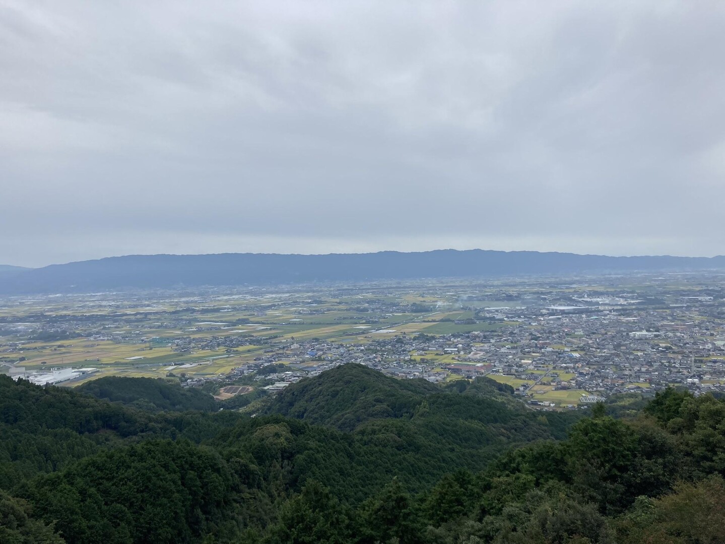 大平山より 耳納連山を望む^ ^ 雨が降... / たかっshiさんのモーメント | YAMAP / ヤマップ