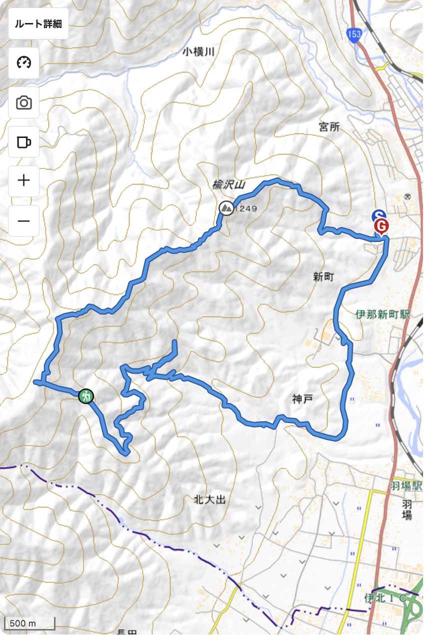 楡沢山 ＋尾根歩き / RYZさんの桑沢山の活動データ | YAMAP / ヤマップ