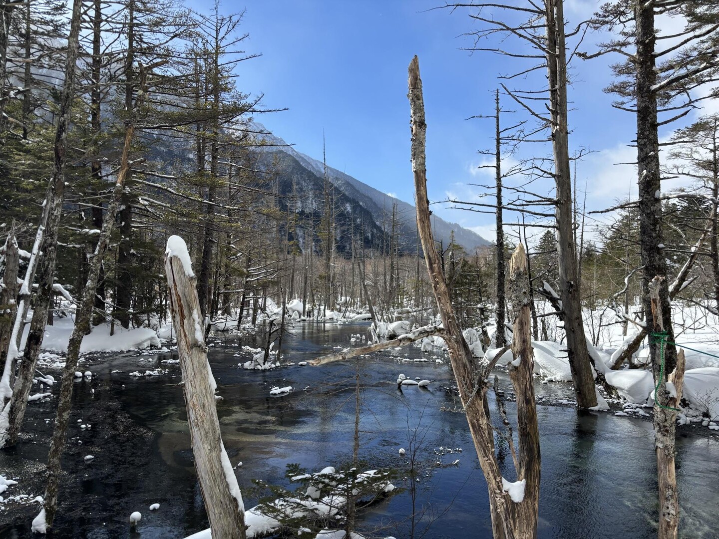 冬の上高地はやっぱり最高😊 / shionさんの槍ヶ岳・穂高岳・上高地の活動データ | YAMAP / ヤマップ
