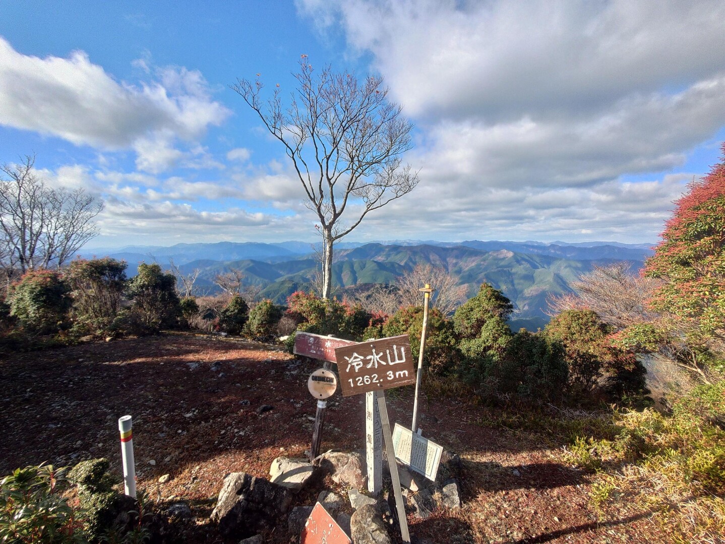 冷水山@関西百36/100 / shu-5さんの冷水山・百前森山・果無山の活動データ | YAMAP / ヤマップ