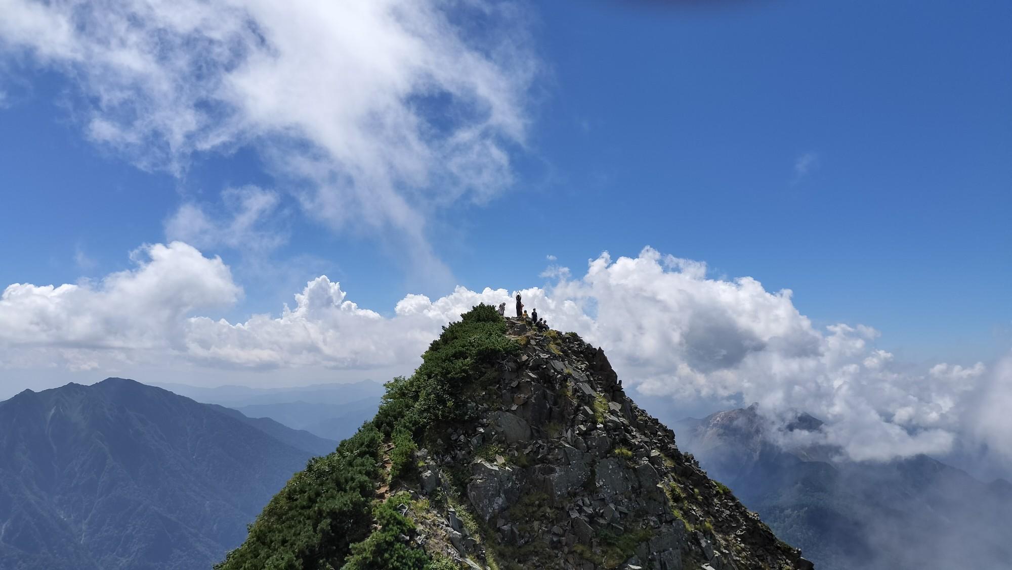 西穂丸山・西穂独標・ピラミッドピーク・チャンピオンピーク・西穂高岳 / manabeeさんの槍ヶ岳・穂高岳・上高地の活動データ | YAMAP ...