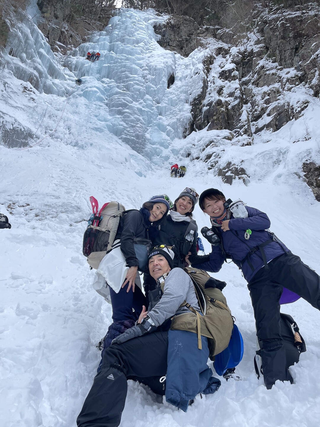 夫婦滝 氷爆を観に⛄️ / shihoさんの小秀山の活動データ | YAMAP / ヤマップ