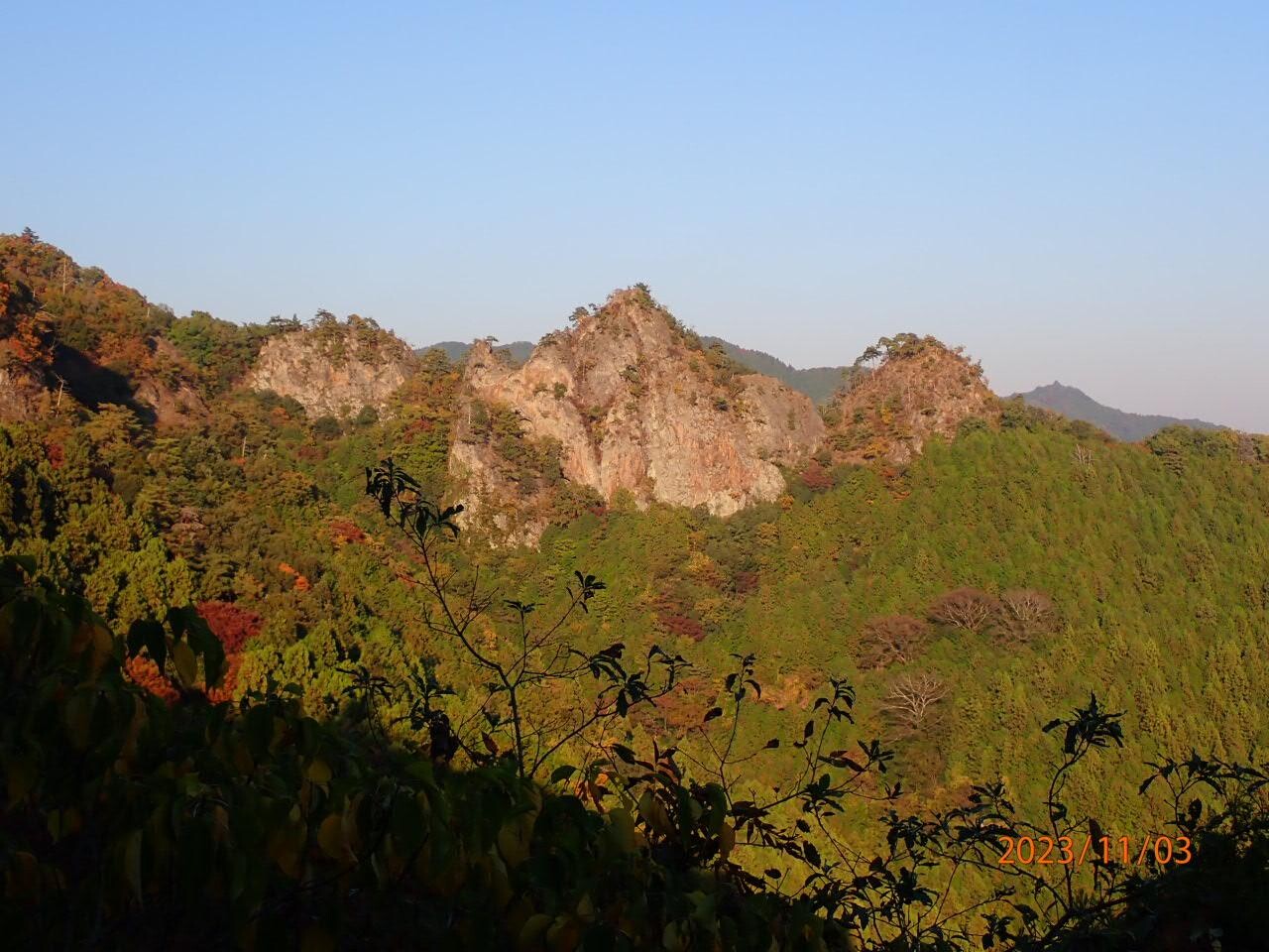 【金岳】P1～P5縦走 / bukozanさんの城峯山・破風山の活動データ | YAMAP / ヤマップ