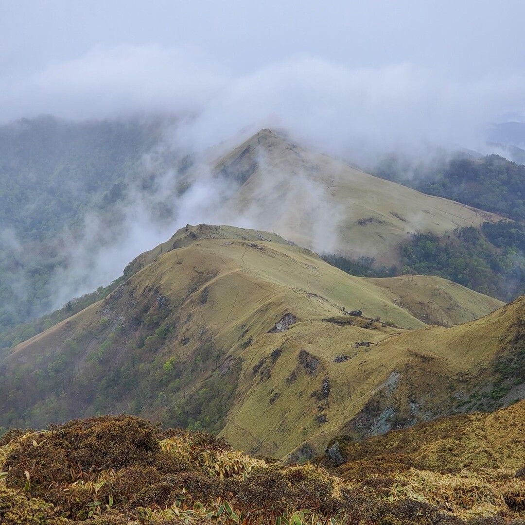 まずは三嶺\(^-^)／\(^_^)／\(^o^)／ / KAKKYさんの貝殻山・剣山・八丈岩山の活動データ | YAMAP / ヤマップ
