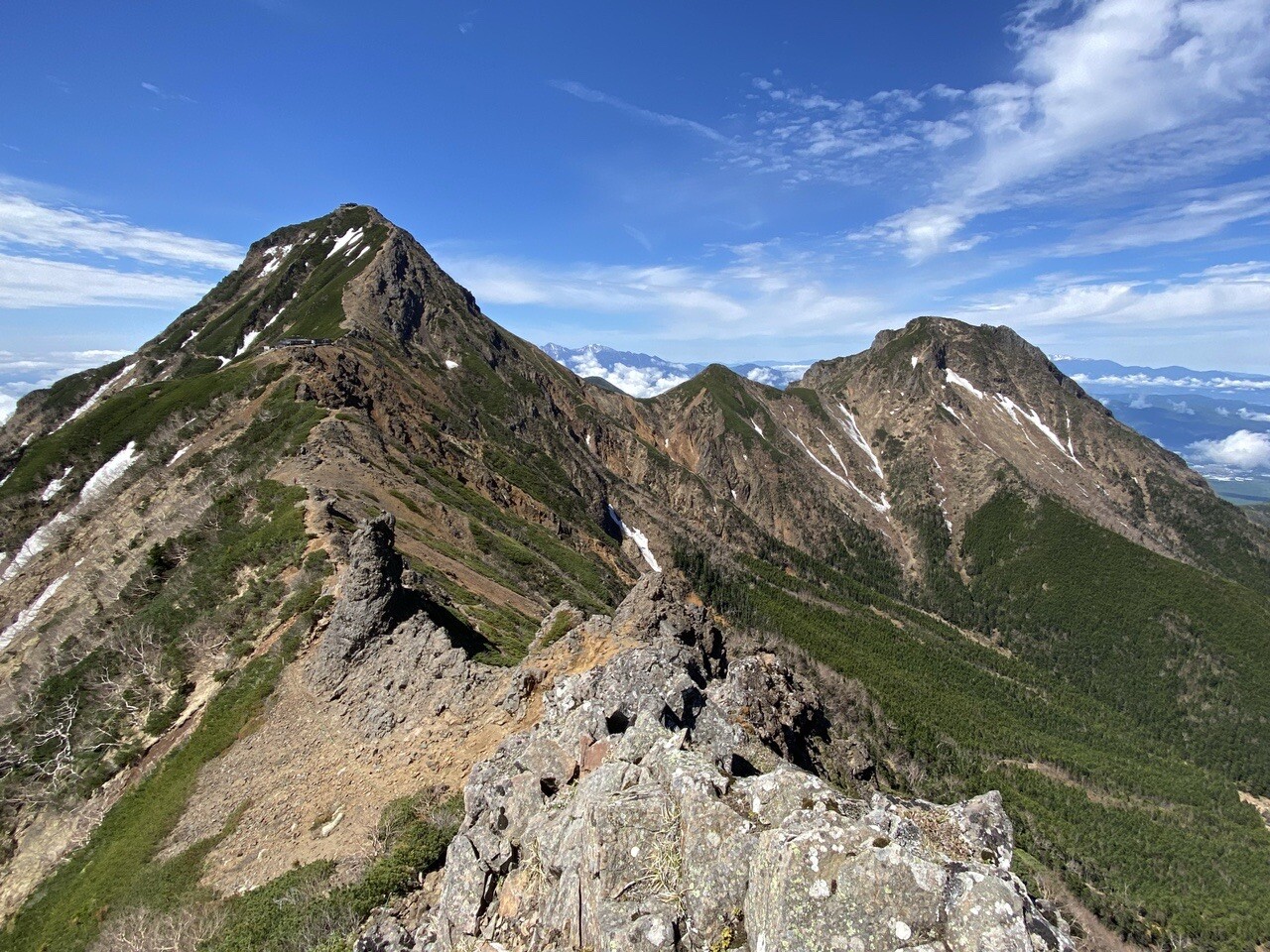 横岳・赤岳 杣添尾根より / reiさんの八ヶ岳（赤岳・硫黄岳・天狗岳）の活動データ | YAMAP / ヤマップ