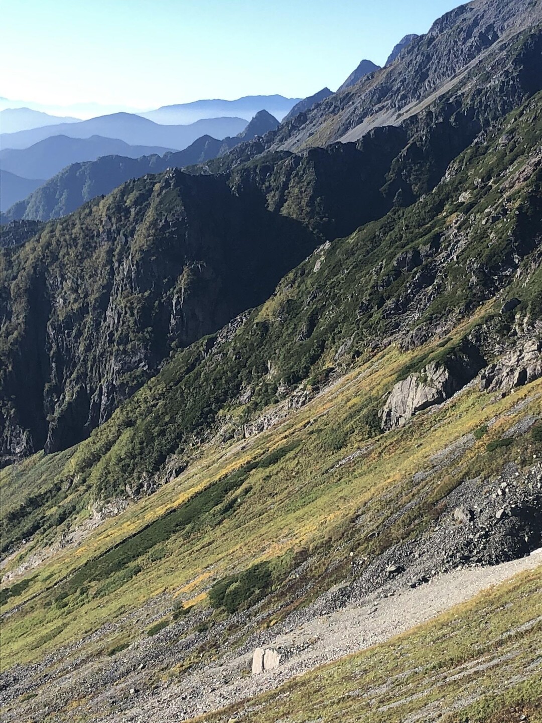 槍ヶ岳殺生ヒュッテ日記⑦ 秋景のシル... / kinchanさんのモーメント | YAMAP / ヤマップ