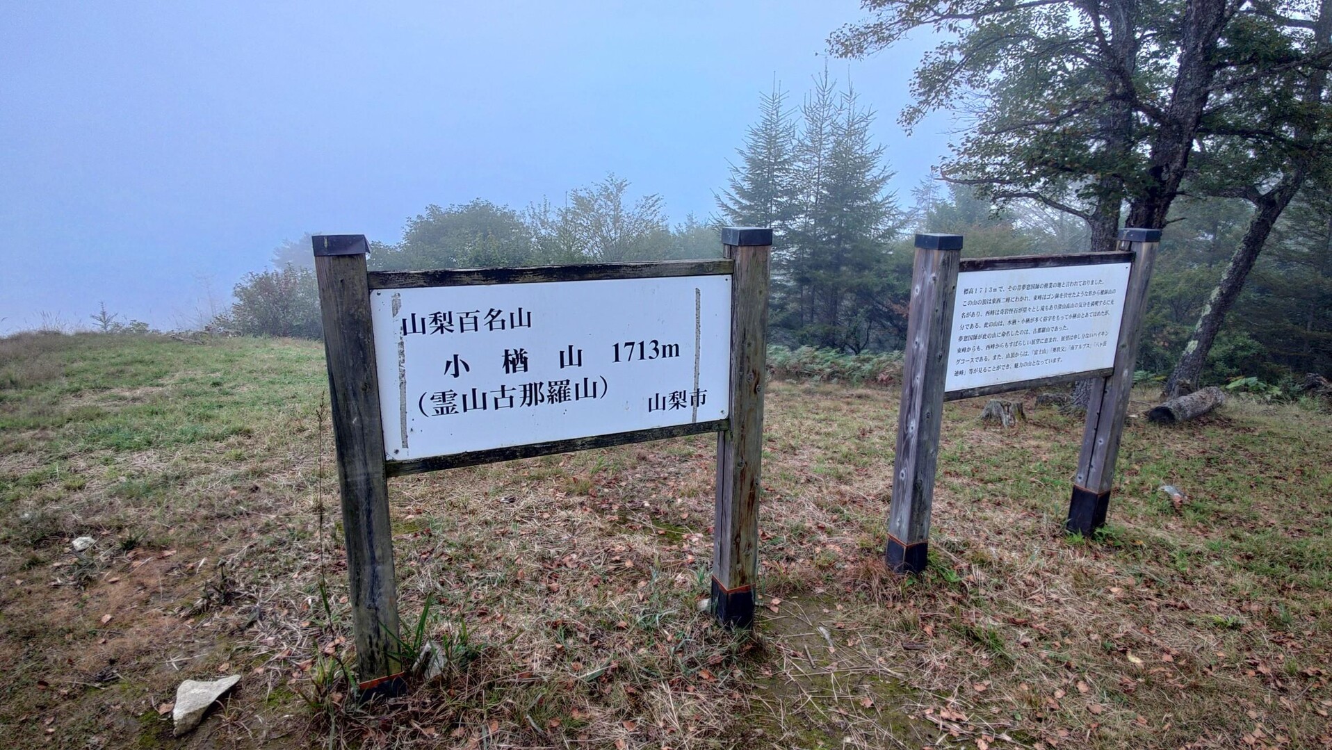 小楢山（やまなし県央2024『山』） / tkwさんの小楢山・妙見山・乙女高原の活動データ | YAMAP / ヤマップ