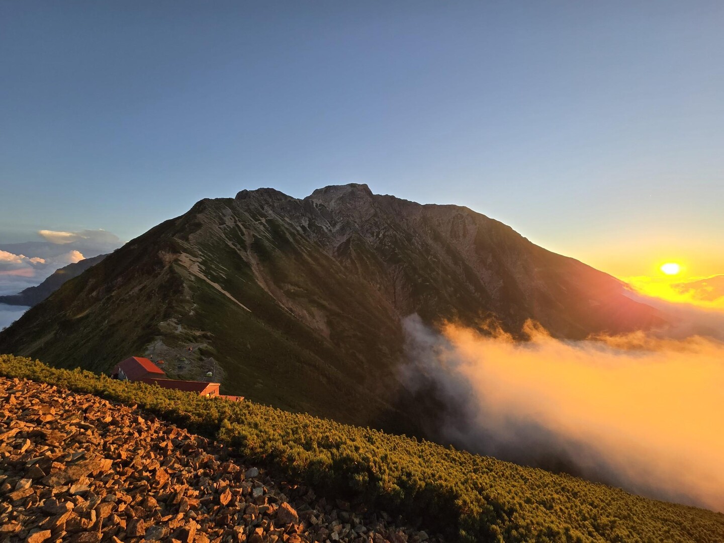 地蔵の頭・小遠見山・中遠見山・大遠見山・西遠見山・白岳・五竜岳 / hi-to-meさんの鹿島槍ヶ岳・五竜岳（五龍岳）・唐松岳の活動日記 | YAMAP / ヤマップ