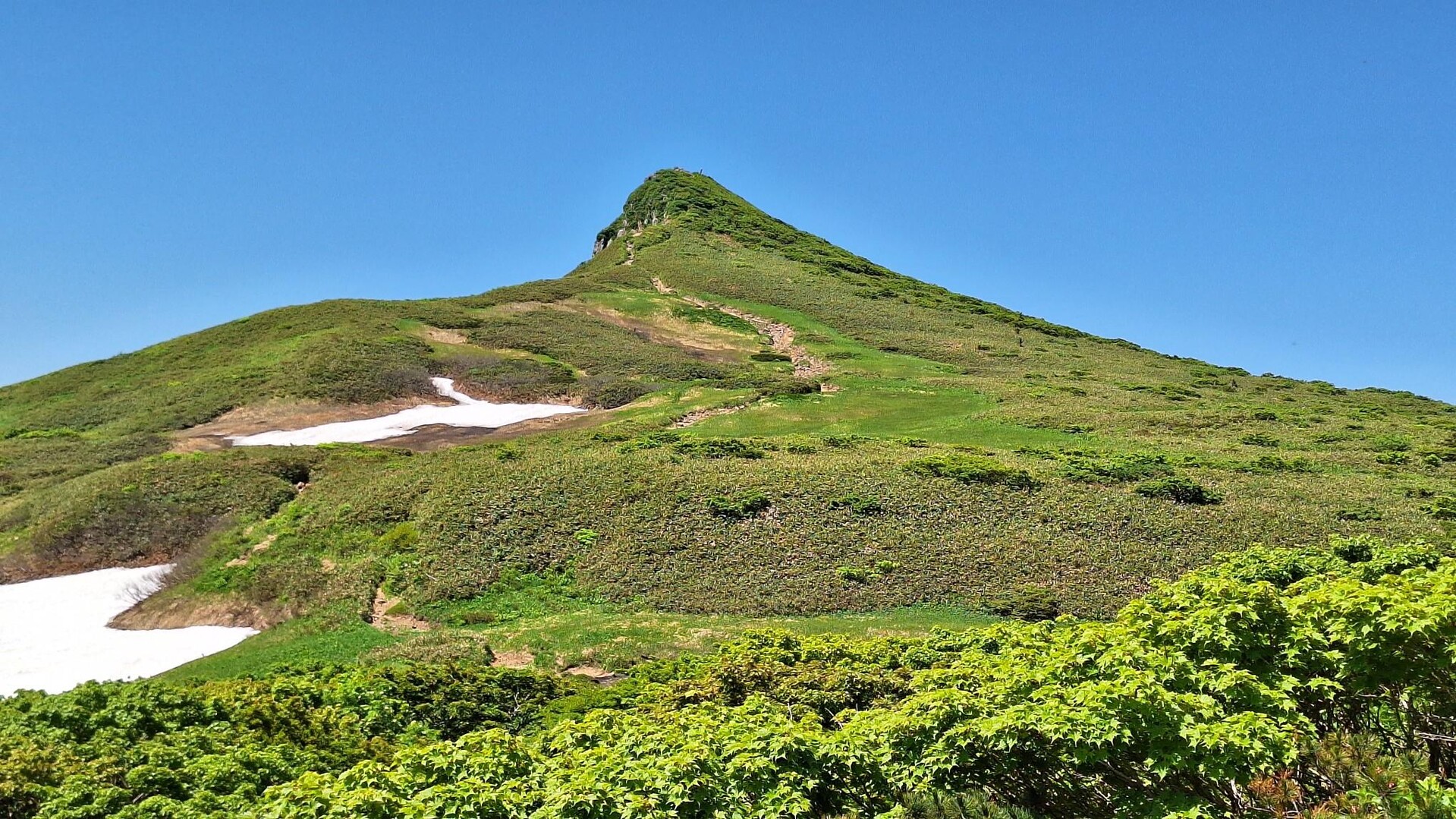 R06.06.20烏帽子岳(乳頭山)滝ノ上より / たけちゃんさんの乳頭山・湯森山・大白森の活動データ | YAMAP / ヤマップ