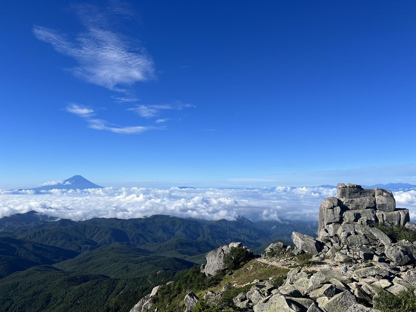 朝日岳・鉄山・金峰山（甲州御岳山） / heeth.septemberさんの瑞牆山・金峰山の活動データ | YAMAP / ヤマップ