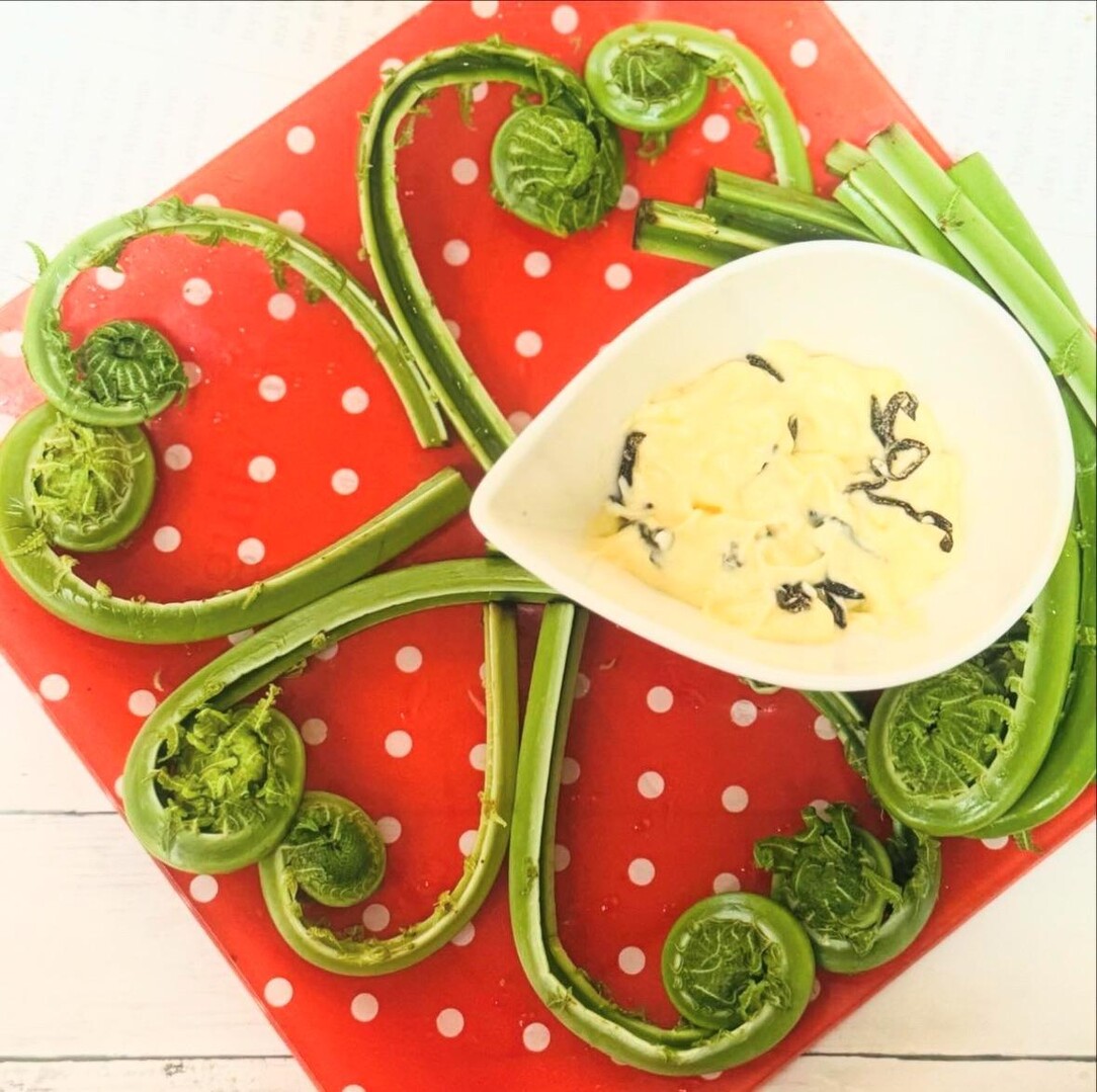 今夜はコゴミ この時期恒例のハート♡のコ... / さちびー\(^o^)／さんのモーメント | YAMAP / ヤマップ