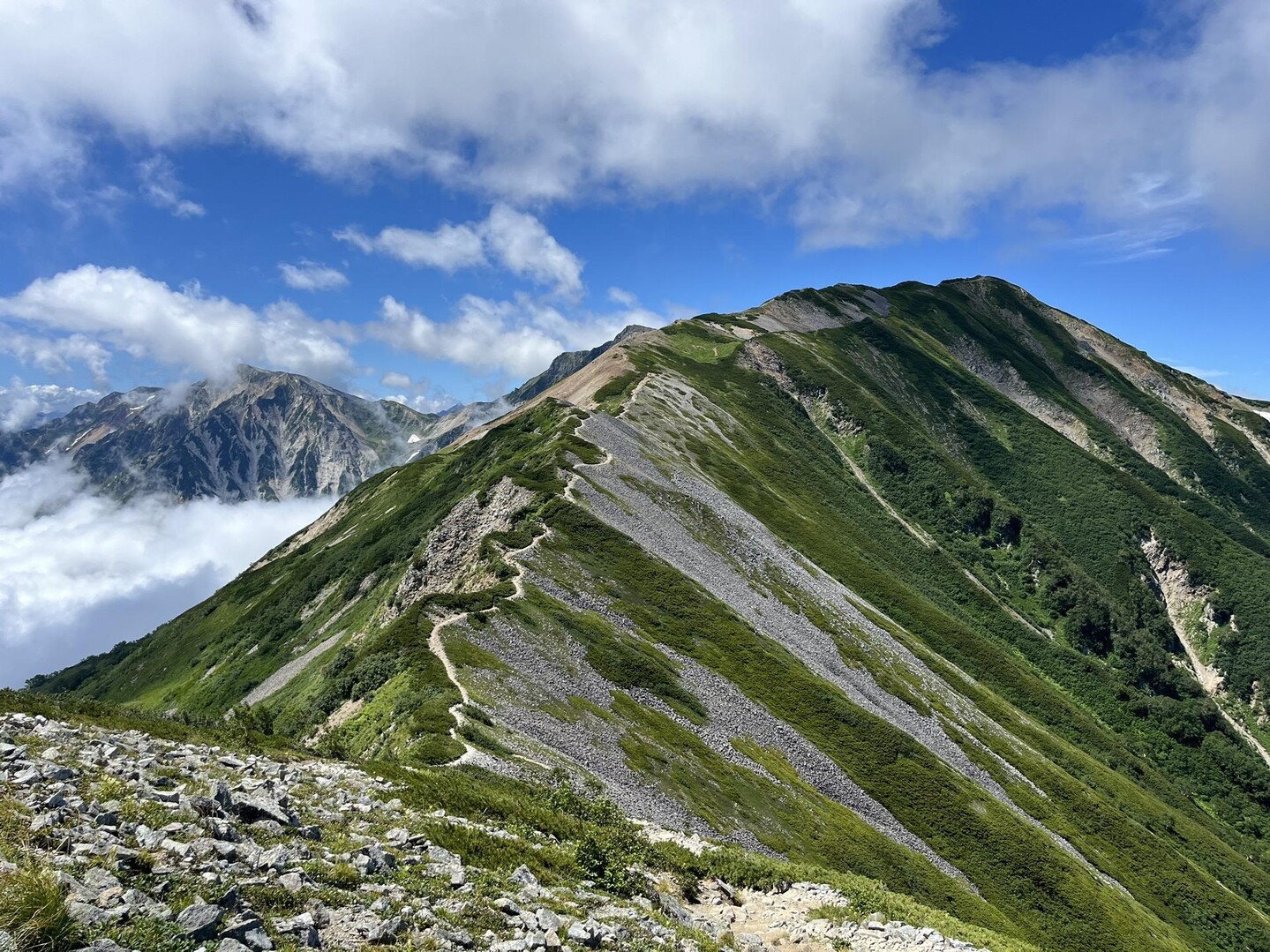 乗鞍岳(白馬連峰)・小蓮華山(大日岳)・白馬岳 / eri さんの白馬岳・小蓮華山の活動データ | YAMAP / ヤマップ