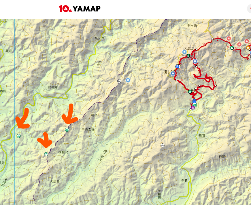 静岡県掛川市＆周智郡森町のピーク3ヶ所を... / k54さんのモーメント | YAMAP / ヤマップ