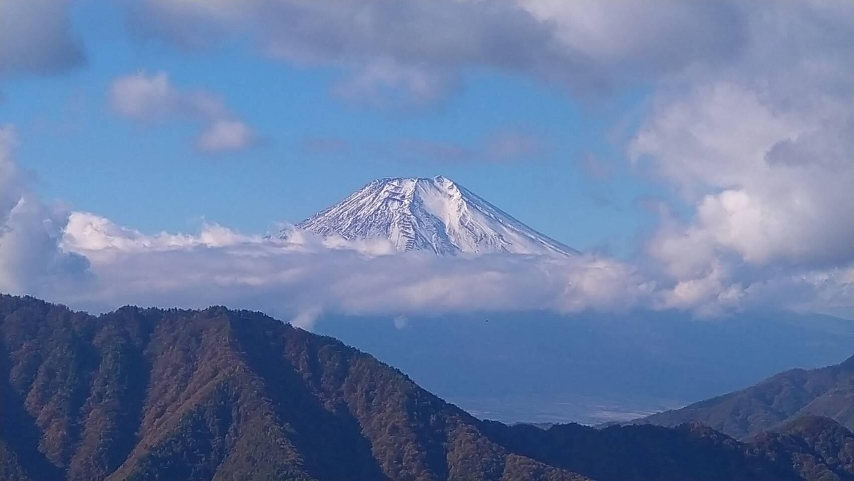 冠雪富士を求めて🗻 今倉山〜赤岩〜道志二十六夜山 / konikoniさんの倉岳山・高畑山・九鬼山の活動データ | YAMAP / ヤマップ